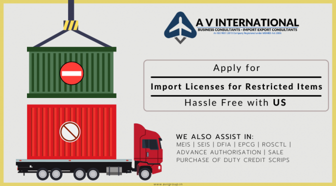 Import Licenses for Restricted Items - AV International