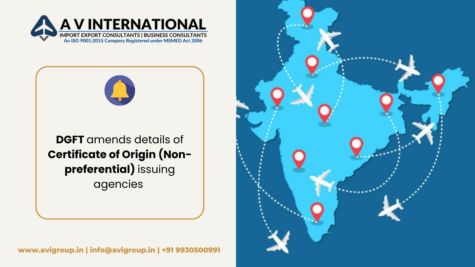 DGFT modifies details of Certificate of Origin (Non-preferential ...