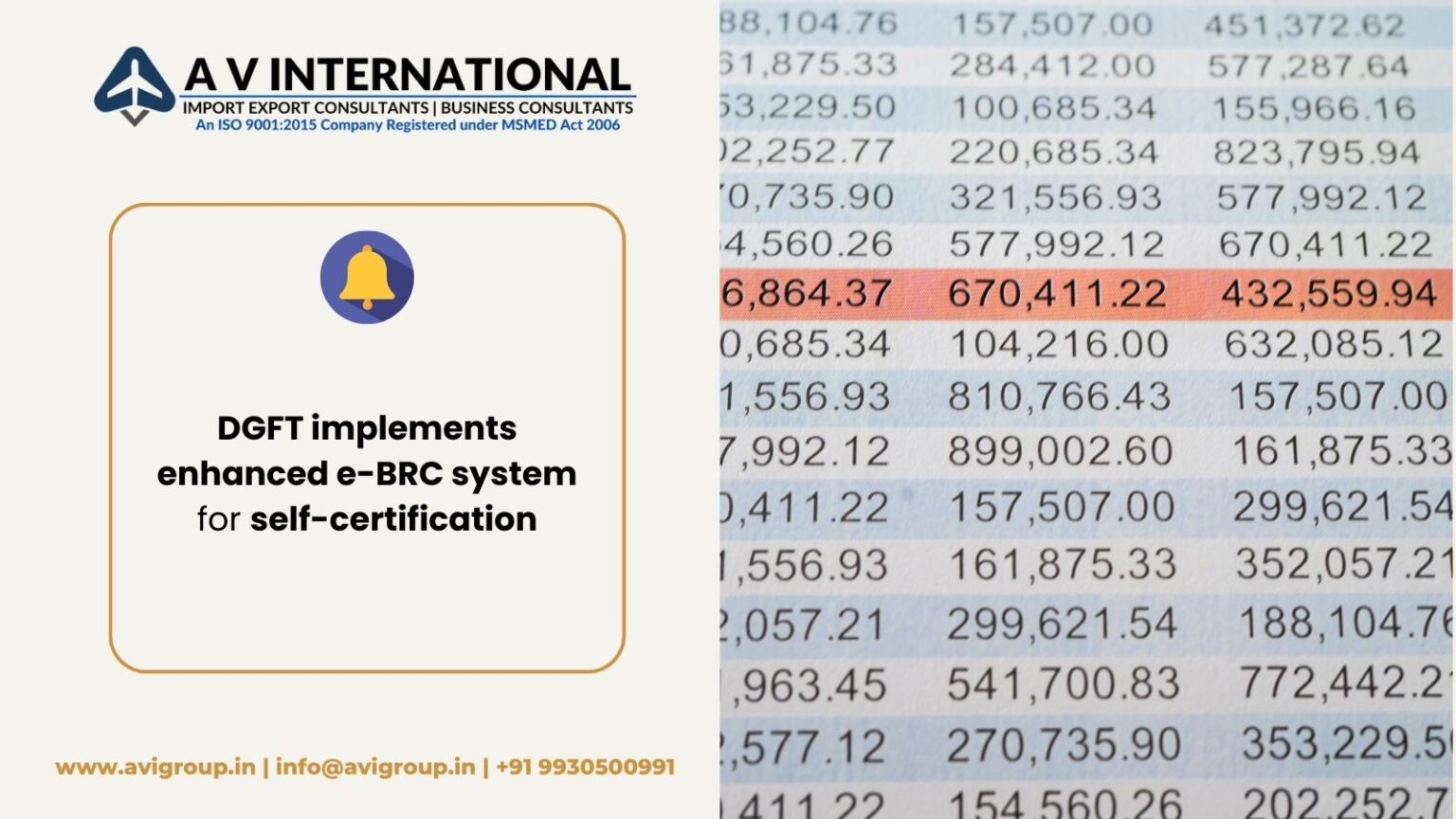 DGFT implements enhanced e-BRC system for self-certification